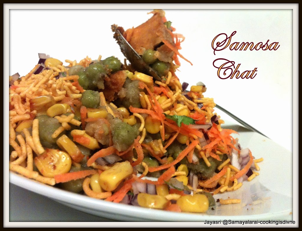 Haldiram's Mini Samosa Chat - My Veg Fare