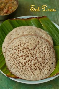 Set Dosa / A Crepe with a thousand holes!! - My Veg Fare